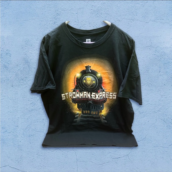 WWE | Shirts | Wwe Mens Strowman Express Black Tshirt Size Xl | Poshmark